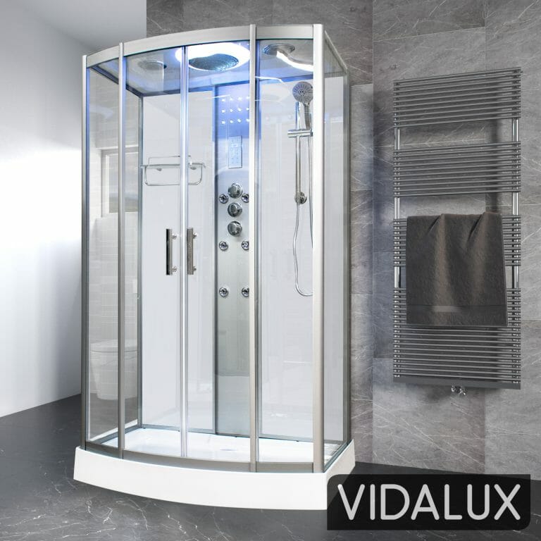 SS1200 Rectangluar Hydro Shower - Vidalux