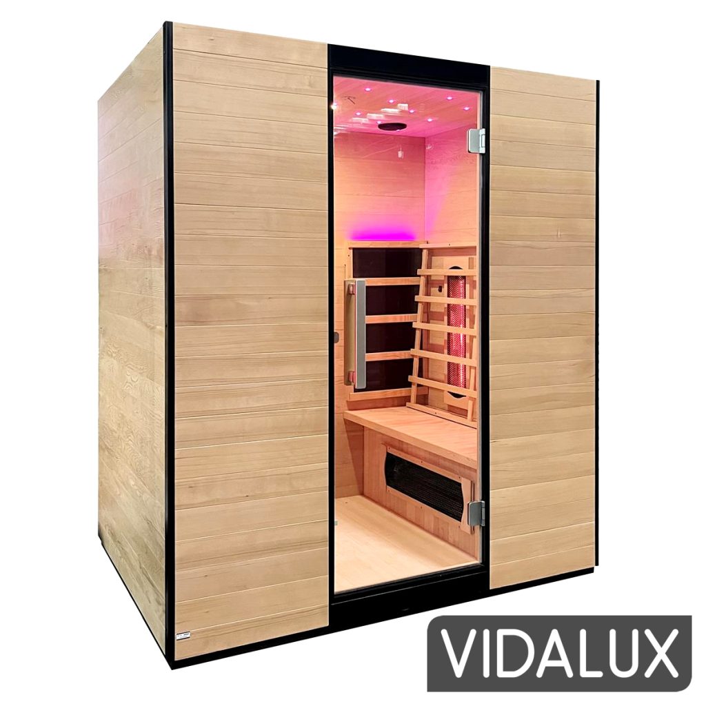 Premier 4 Person Full Spectrum Infrared Sauna With Complete Heat - Vidalux