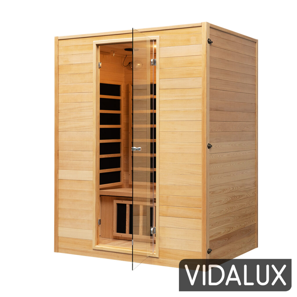3 Person Carbon Infrared Sauna - Vidalux