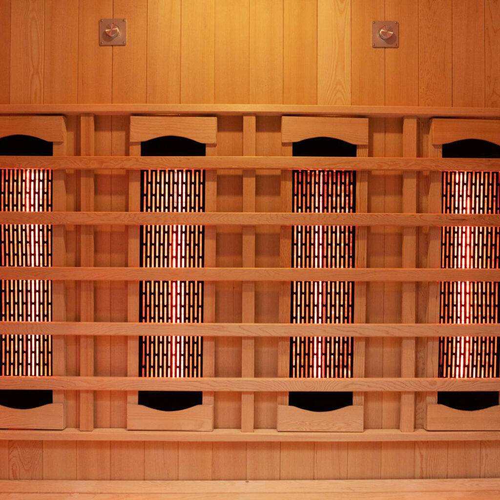 Premier 4 Person Full Spectrum Infrared Sauna With Complete Heat - Vidalux